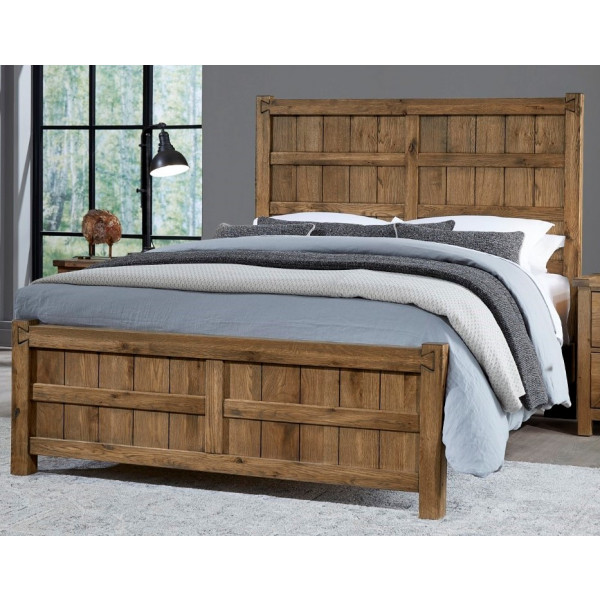 Dovetail - Natural - By Vaughan Bassett - Queen Board & Batten Bed ...