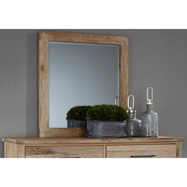 Dovetail - Sun Bleached White - By Vaughan Bassett - Mirror - 754-446