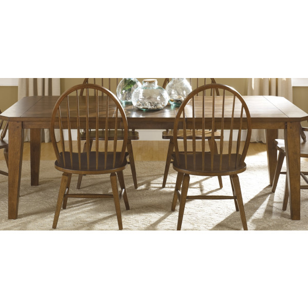 Liberty Hearthstone Rectangular Leg Table W/2 18" Leaves 382-T4408